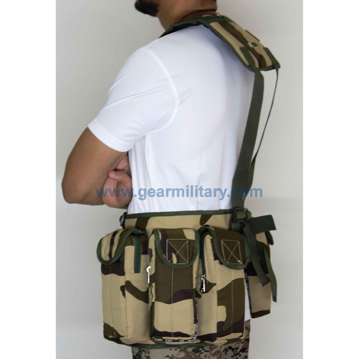 AK-47 Magazine Pouch CISF camo print by GearMilitary India – gearmilitary