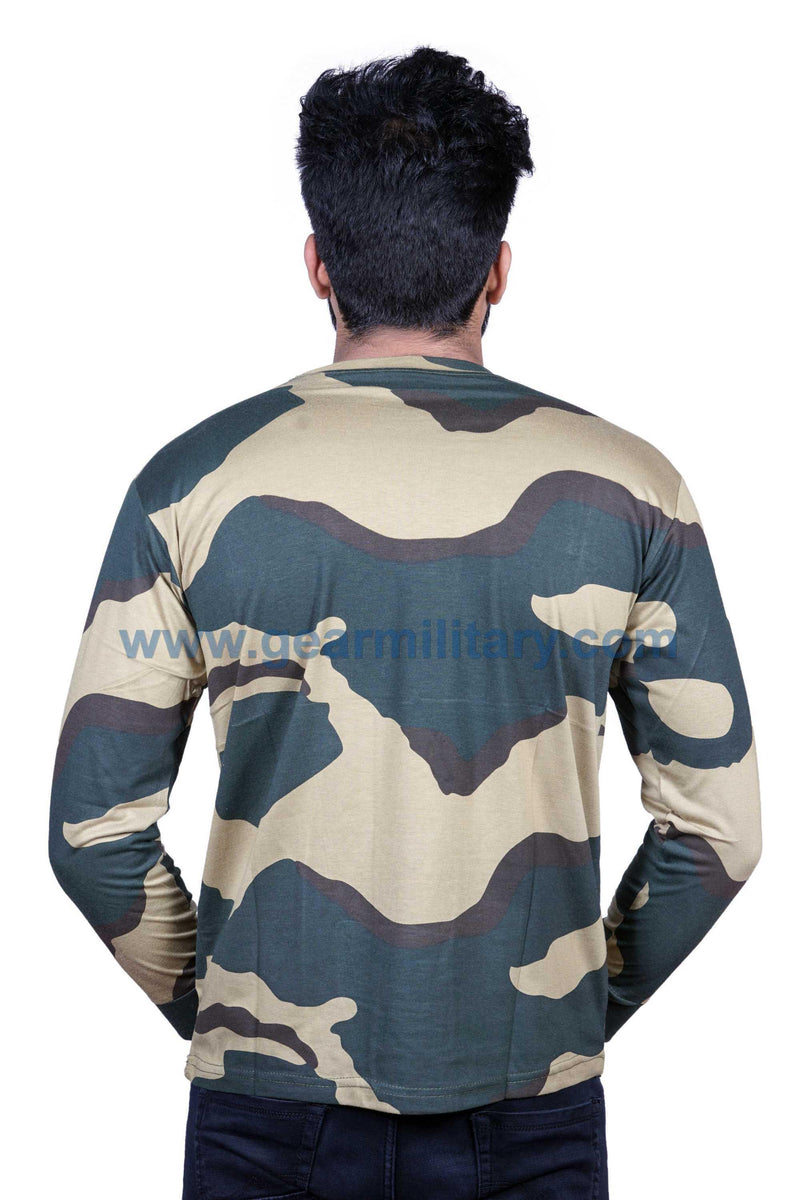 BSF Print Camo Full Sleeves T SHirt – gearmilitary